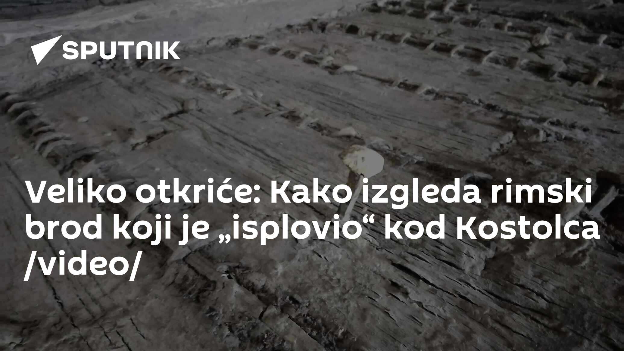 Veliko otkriće: Kako izgleda rimski brod koji je „isplovio“ kod ...
