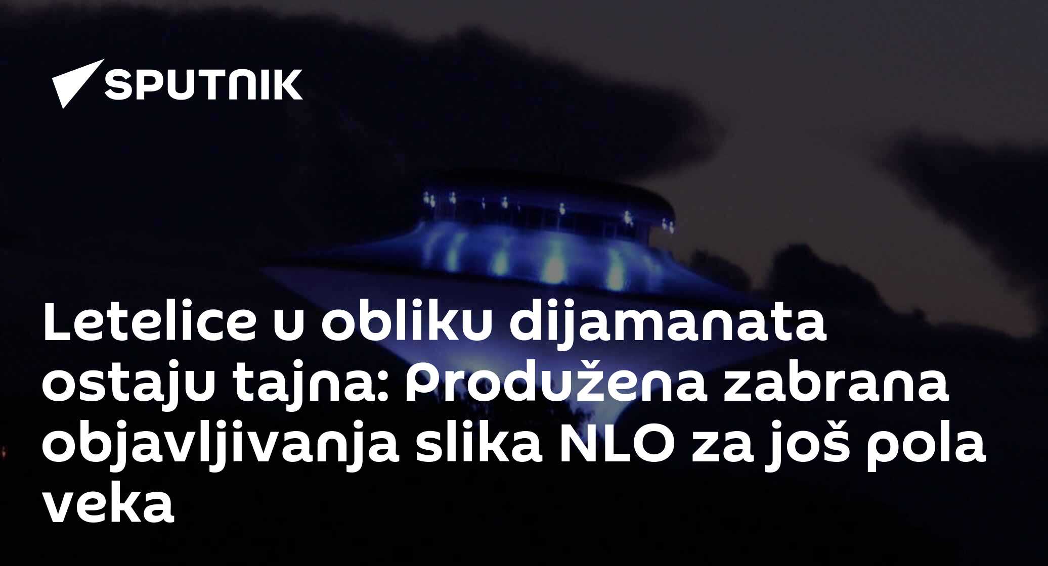 Letelice u obliku dijamanata ostaju tajna: Produžena zabrana ...