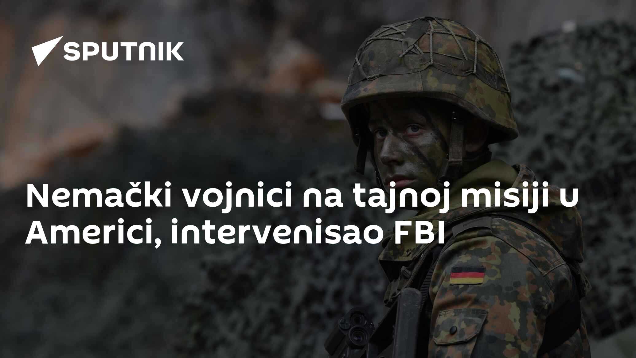 Nemački vojnici na tajnoj misiji u Americi, intervenisao FBI - 22.02. ...