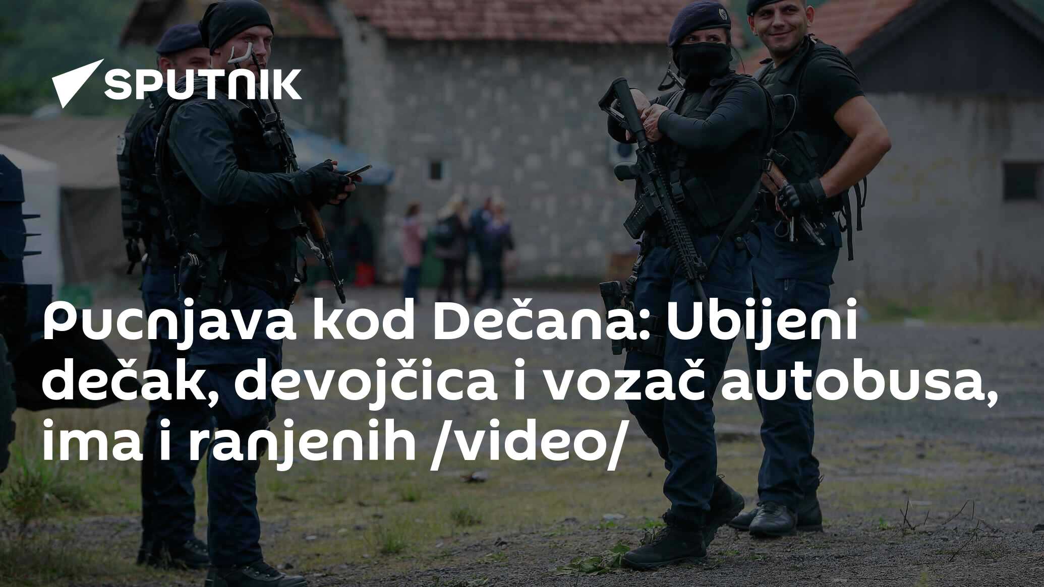 Pucnjava kod Dečana: Ubijeni dečak, devojčica i vozač autobusa, ima i ranjenih /video/ - 26.11. ...