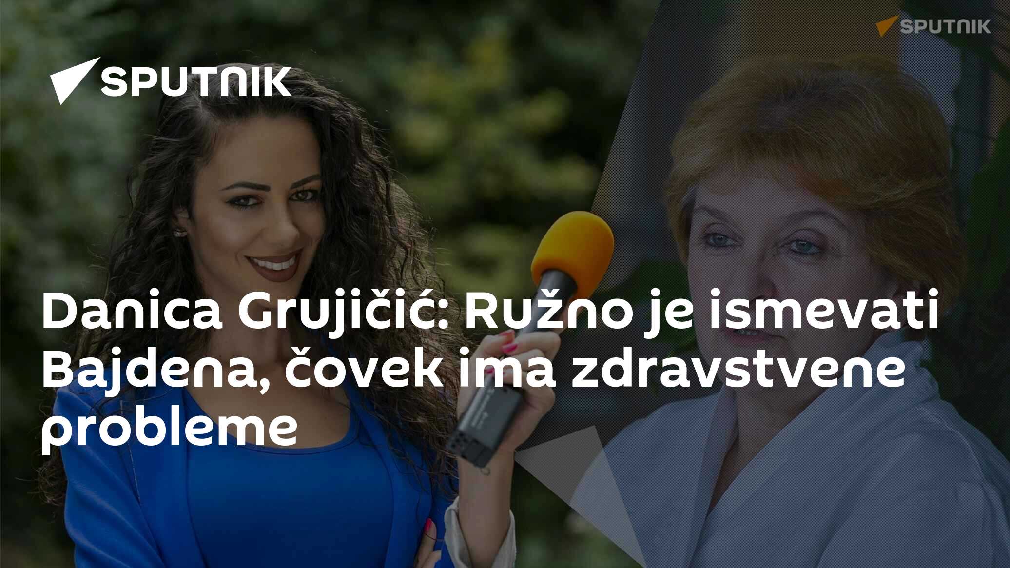 Danica Grujičić: Ružno je ismevati Bajdena, čovek ima zdravstvene ...