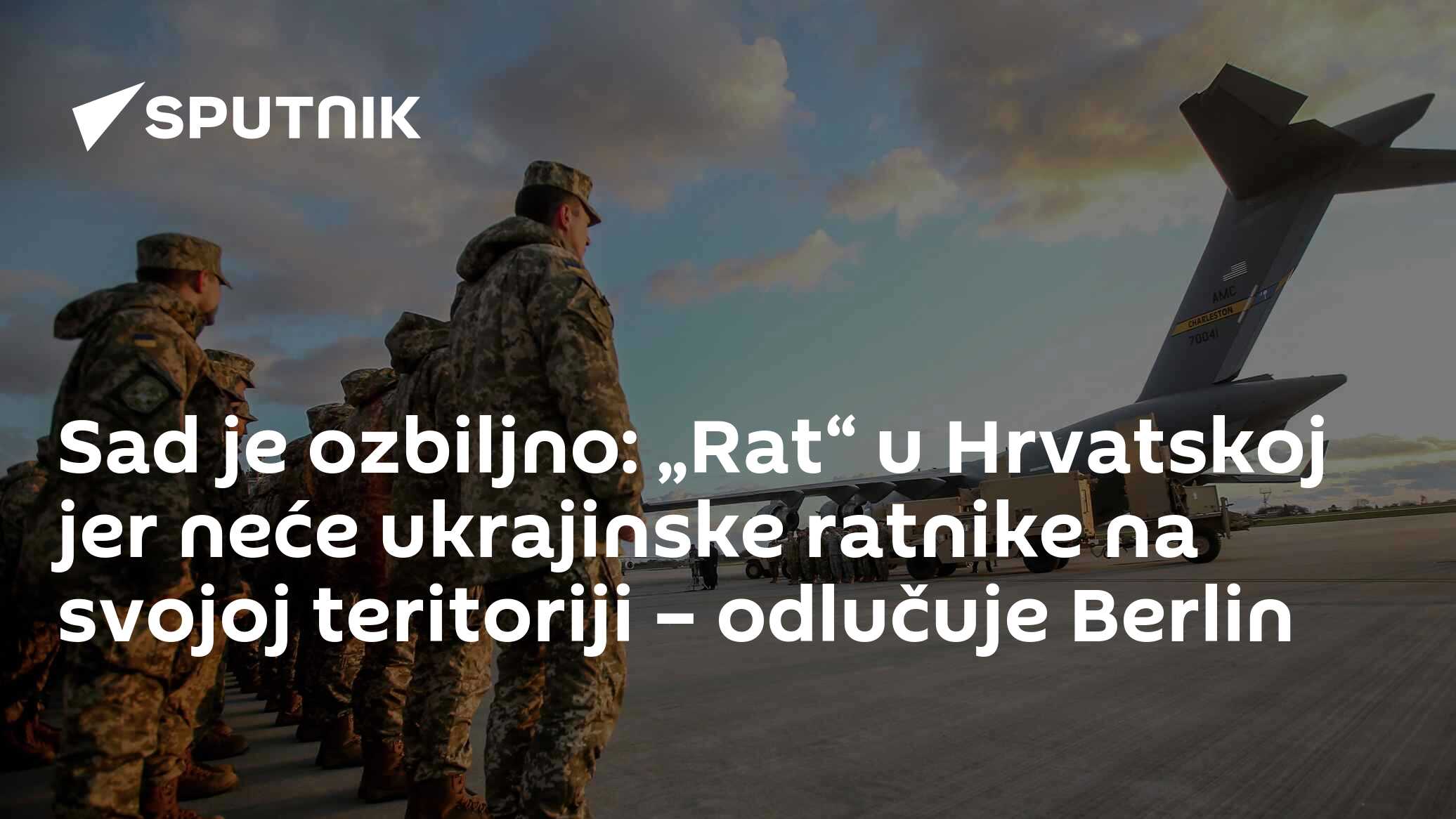 „Rat“ u Hrvatskoj jer neće ukrajinske ratnike na svojoj teritoriji