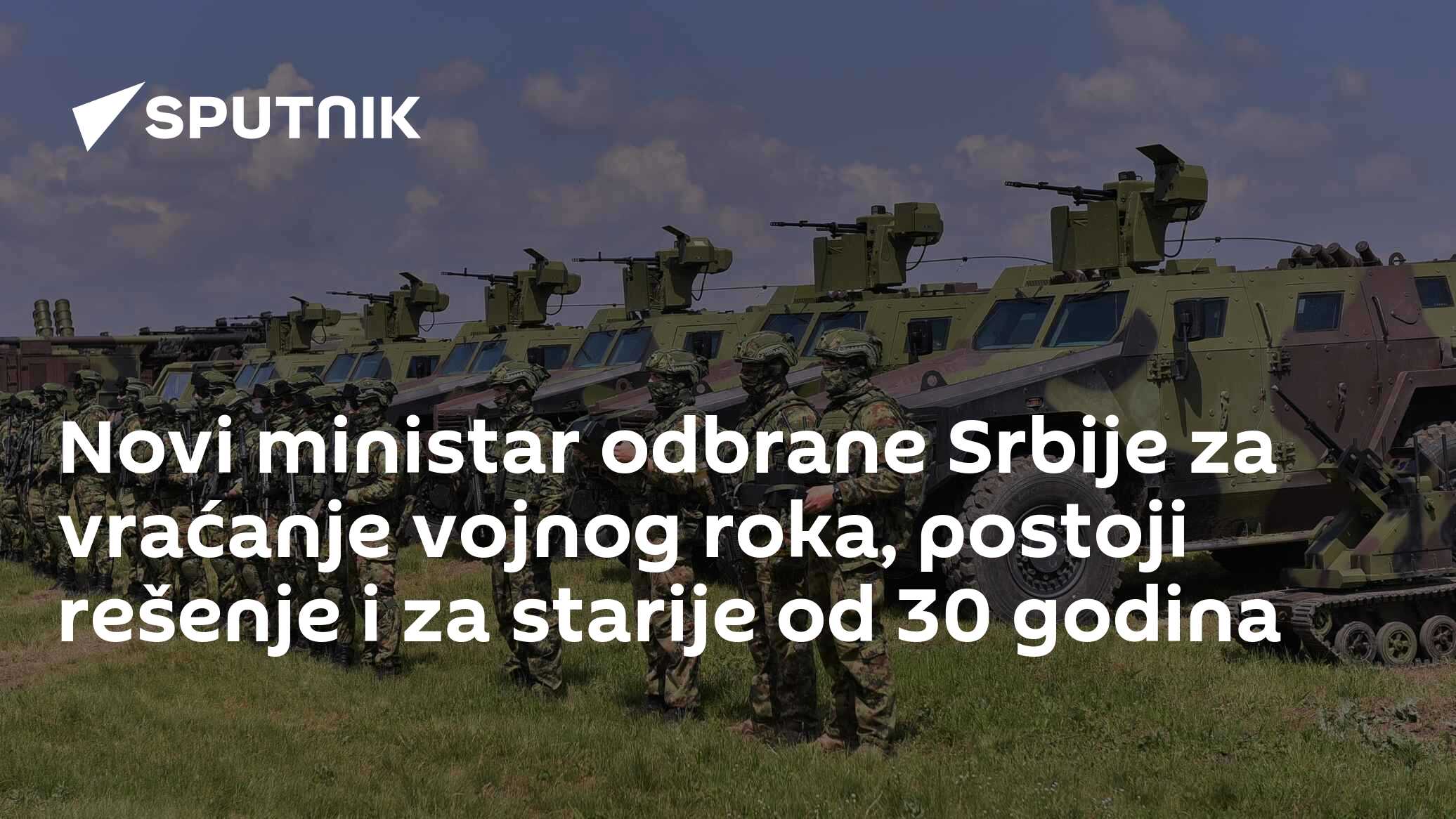 Novi ministar odbrane Srbije za vraćanje vojnog roka, postoji rešenje i ...