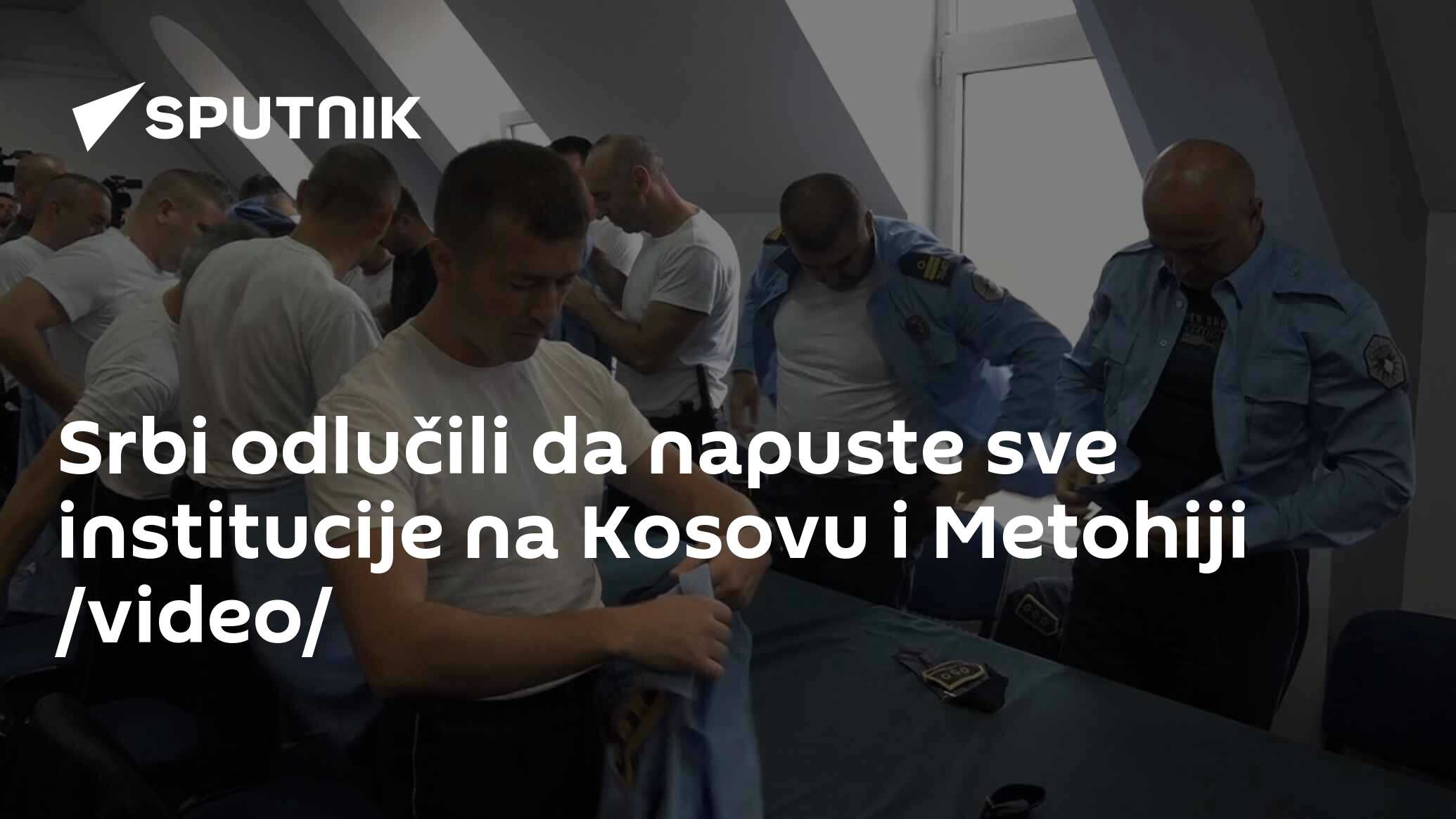 Srbi odlučili da napuste sve institucije na Kosovu i Metohiji /video/ - 05.11.2022, Sputnik Srbija