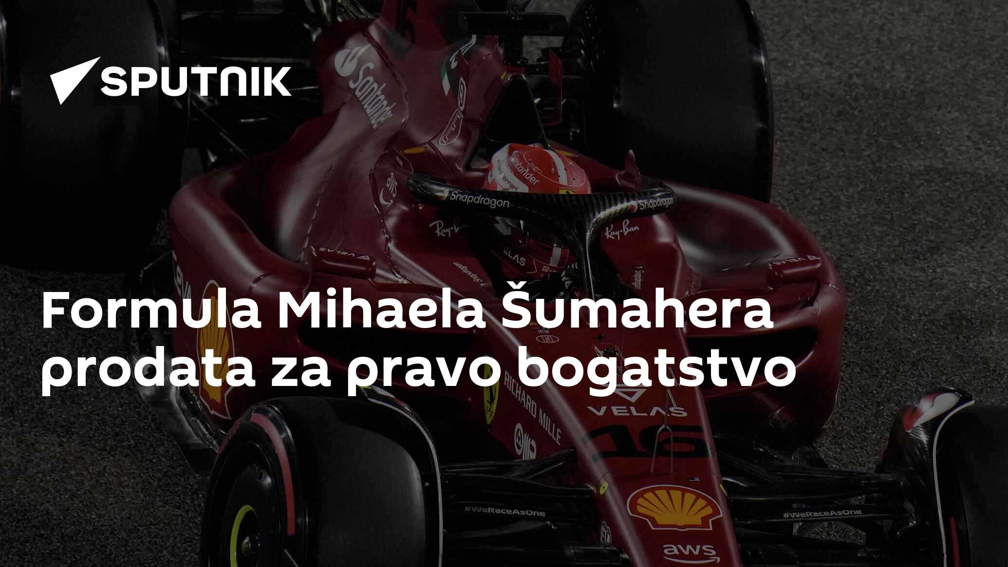 Mihael Šumaher: Formula prodata za veliki novac