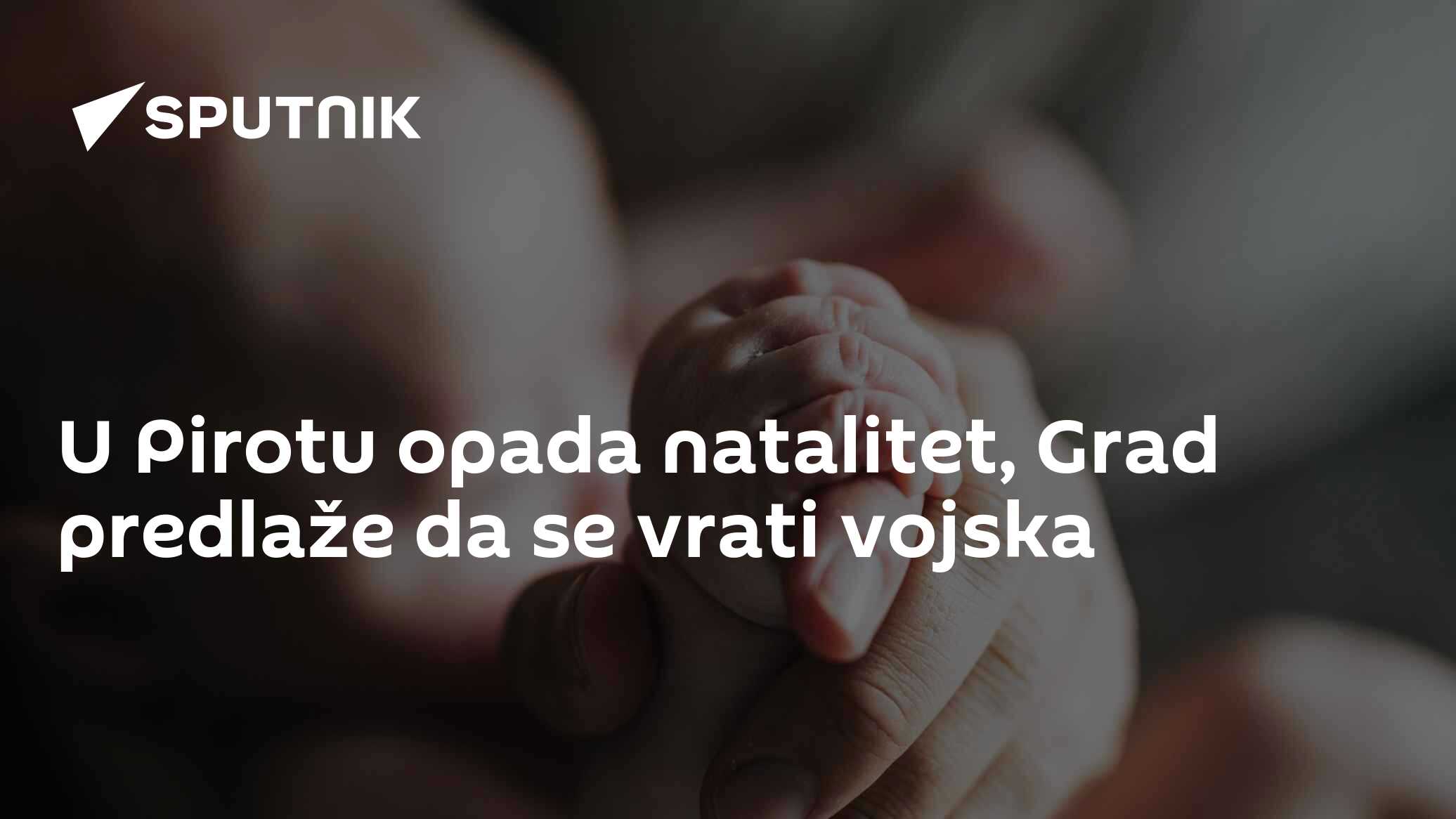 U Pirotu opada natalitet, Grad predlaže da se vrati vojska - 08.12.2022 ...