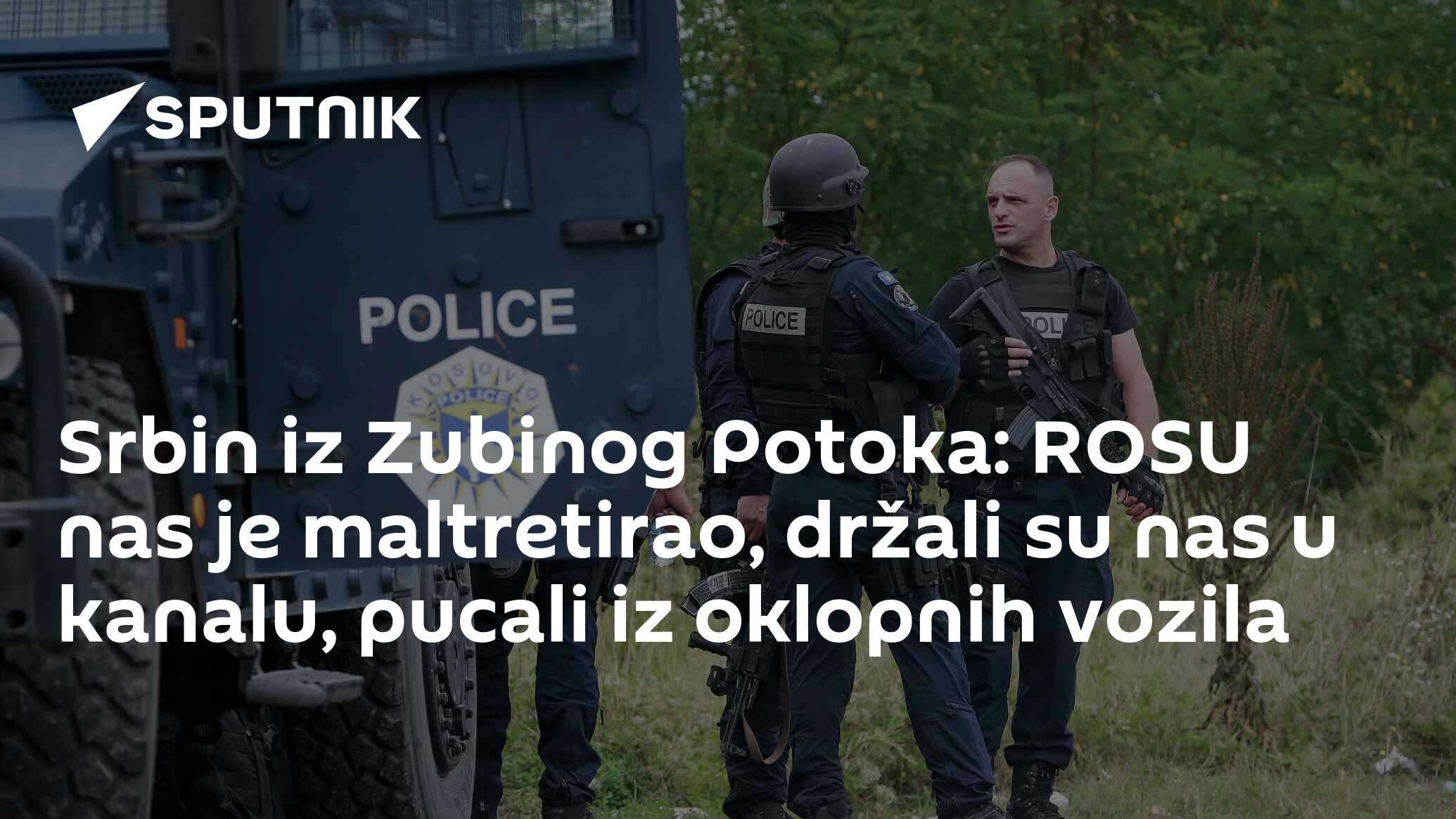 Srbin iz Zubinog Potoka: ROSU nas je maltretirao, držali su nas u kanalu, pucali iz oklopnih ...