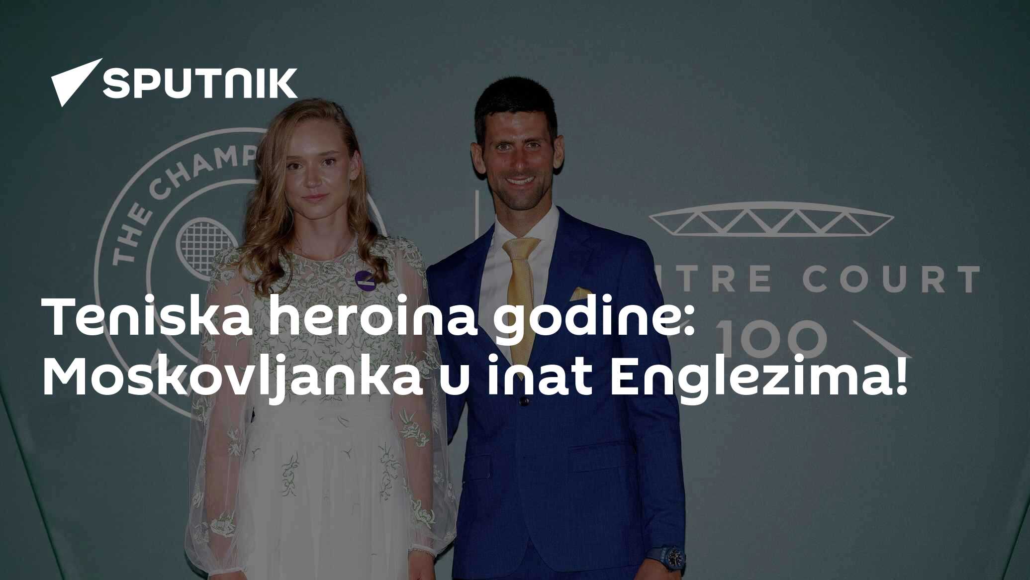 Teniska heroina godine: Moskovljanka u inat Englezima! - 02.01.2023 ...