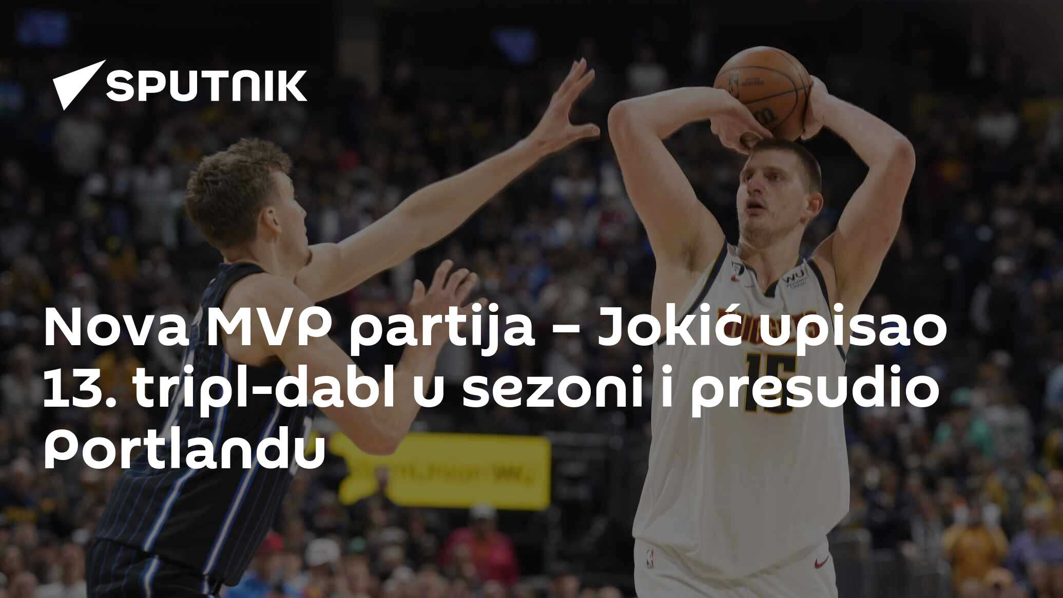 Nikola Jokić upisao 13. tripl-dabl u sezoni za novu pobedu Denver Nagetsa