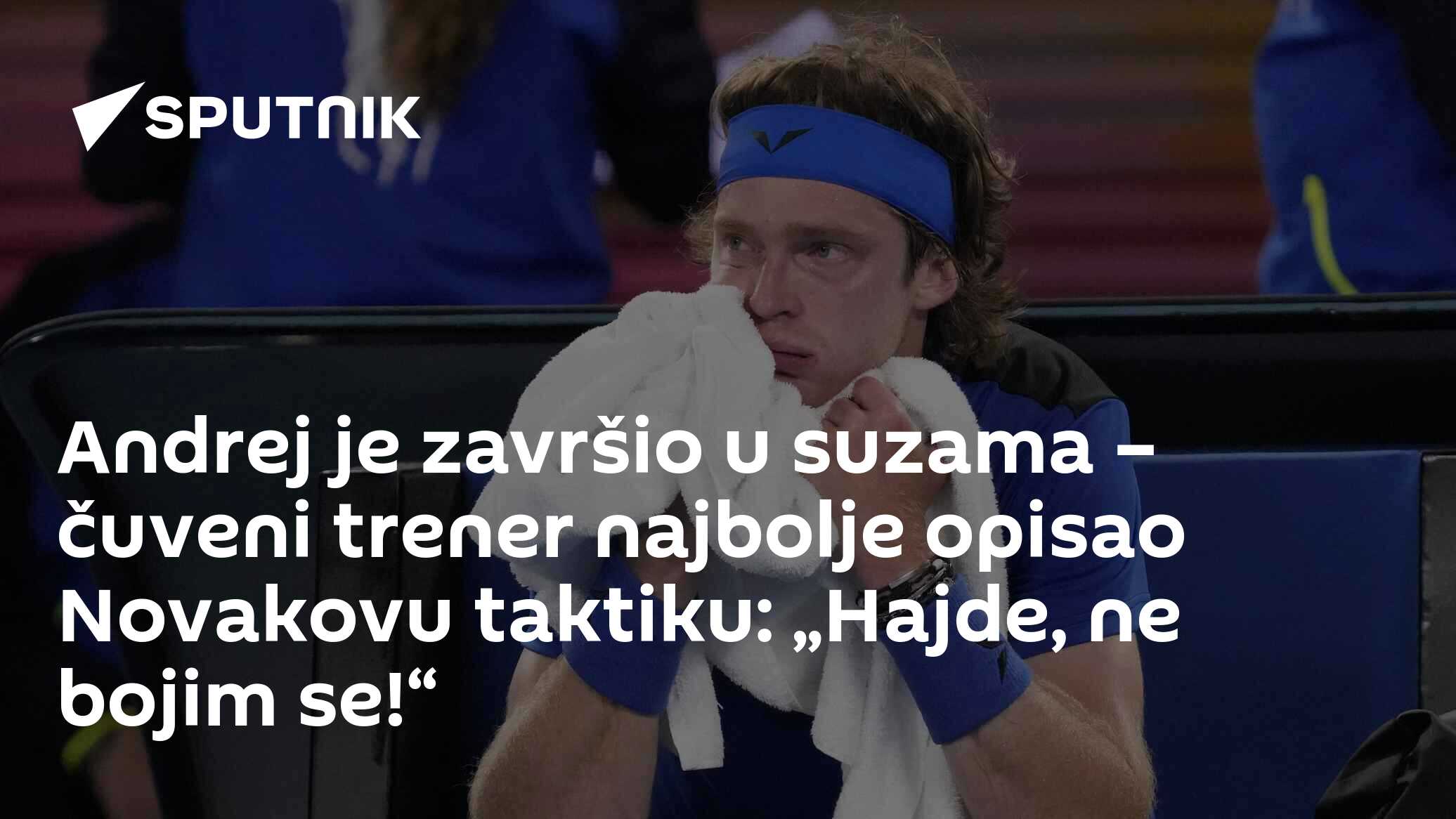 Andrej Rubljov u suzama, Patrik Muratoglu opisao kako igra Novak Đoković