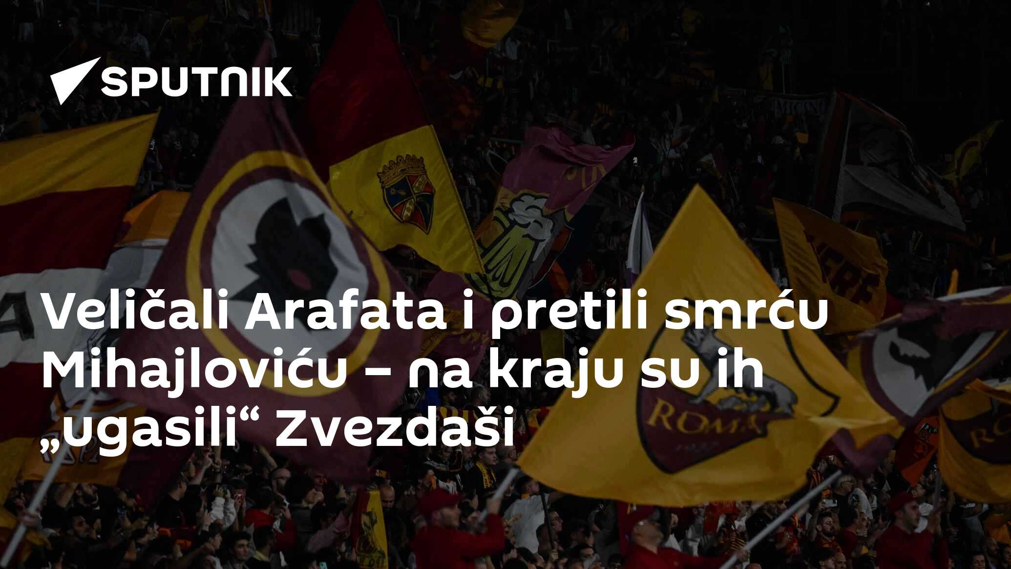 Fedajn Roma: Siniša Mihajlović bio meta, navijači Zvezde im oteli zastavu