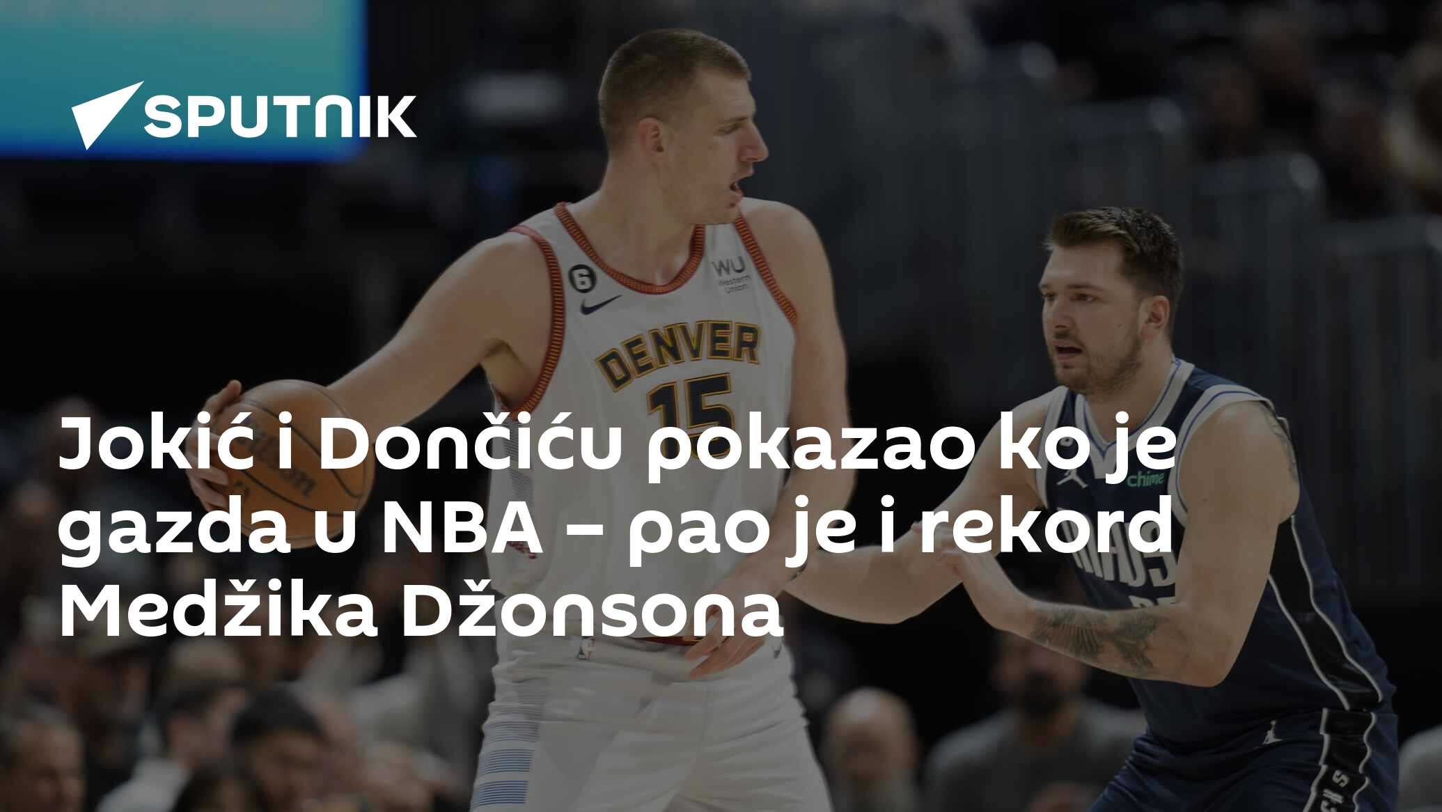 Nikola Jokić zabeležio 21. tripl-dabl u pobedi Denvera protiv Dončića i Dalasa