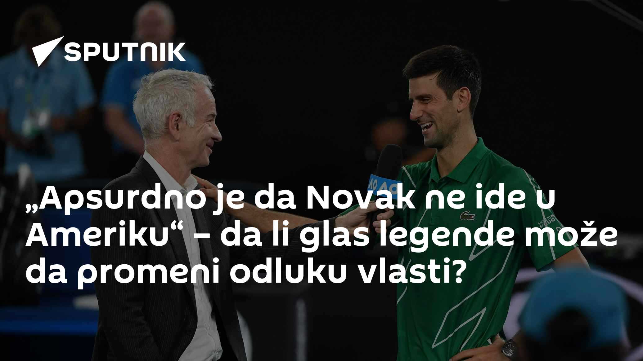 Džon Mekinro: Apsurdno je da Novak Đoković ne može da igra u Americi