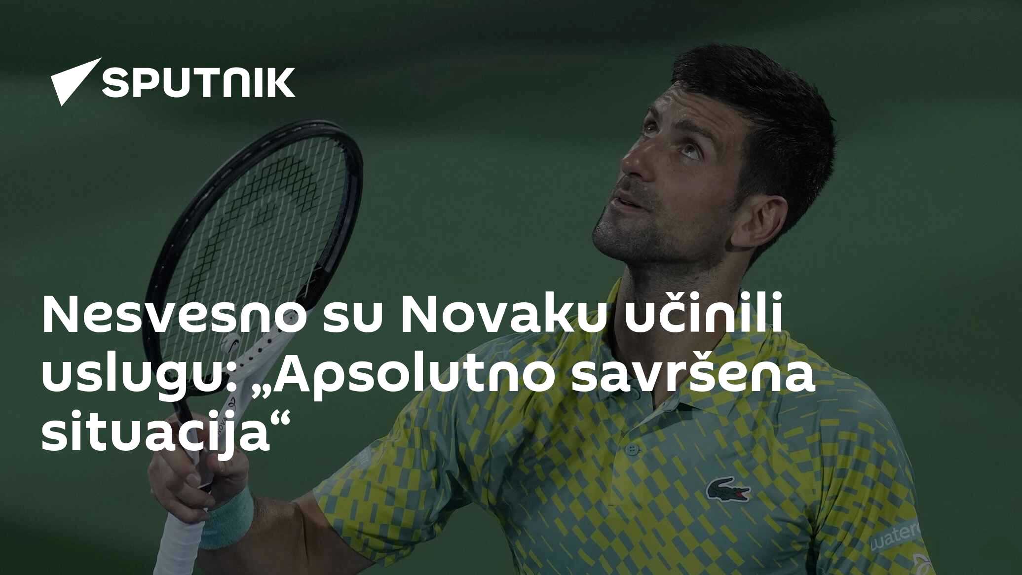 Ben Rotenberg: Novak Đoković ima poslednju šansu da osvoji Kalendarski ...