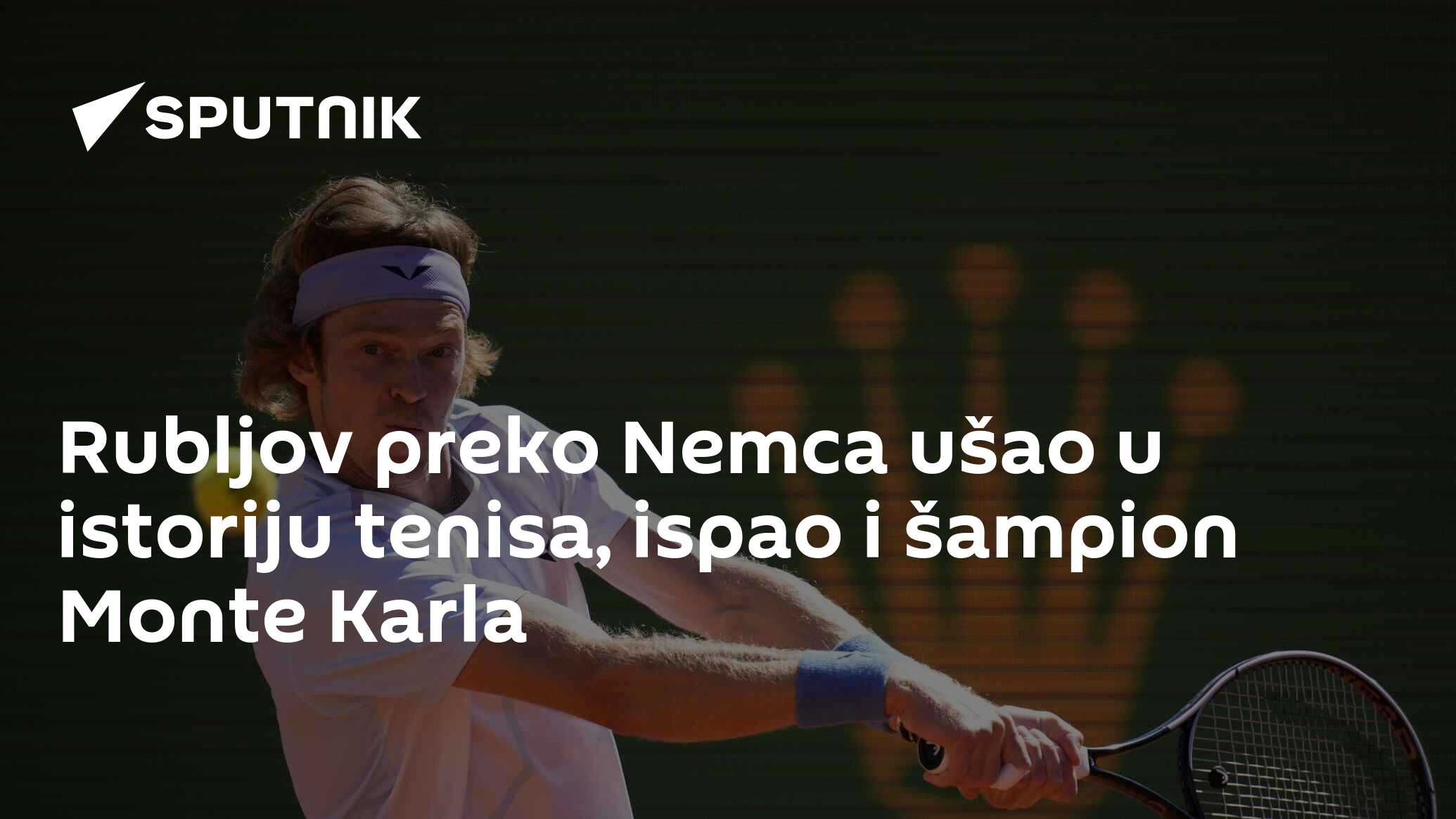 Monte Karlo: Andrej Rubljov izbacio Nemca Štrufa u četvrtfinalu