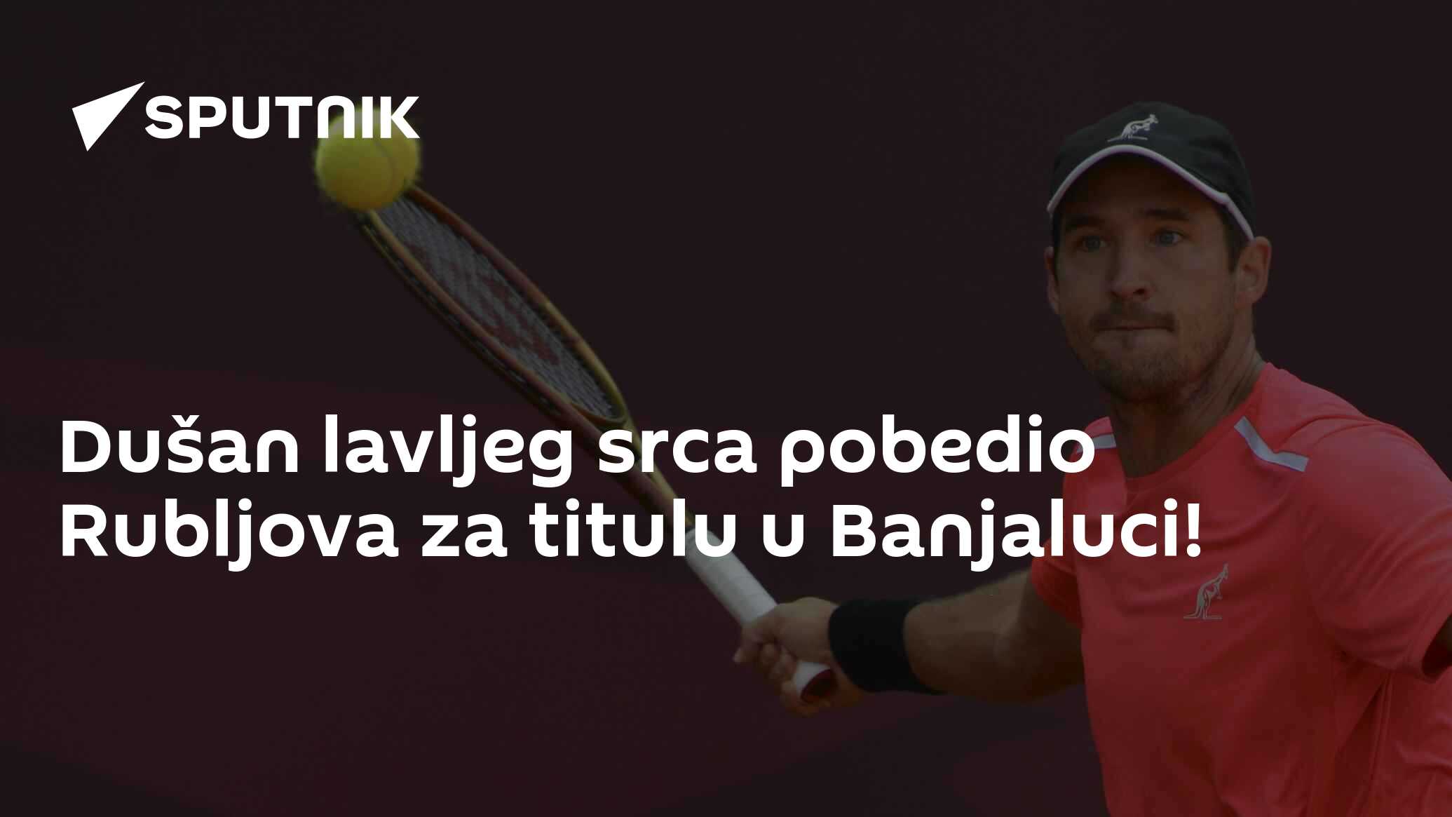 Srpska open finale: Dušan Lajović - Andrej Rubljov u borbi za trofej