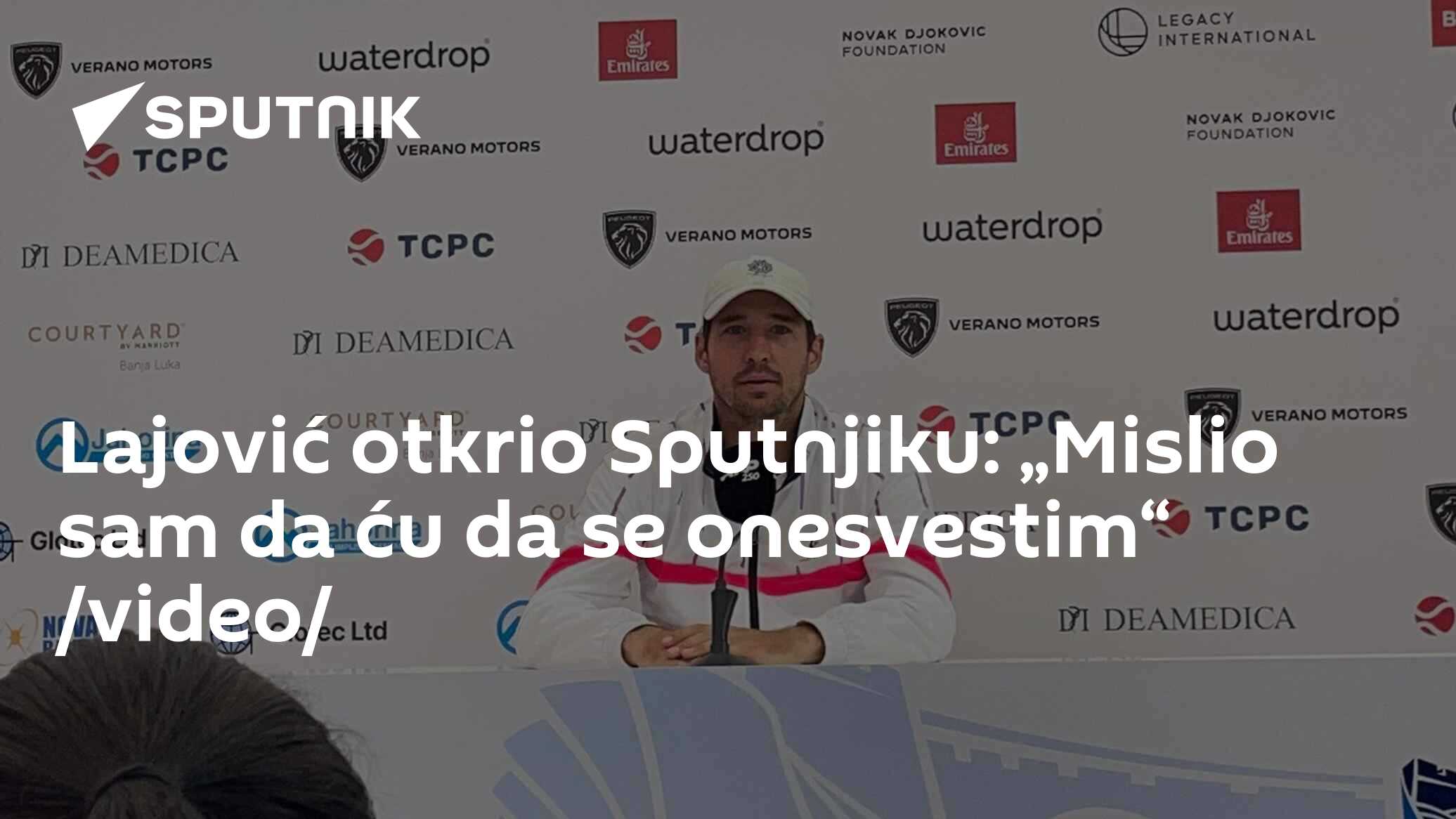 Dušan Lajović za Sputnjik posle titule na turniru Srpska open