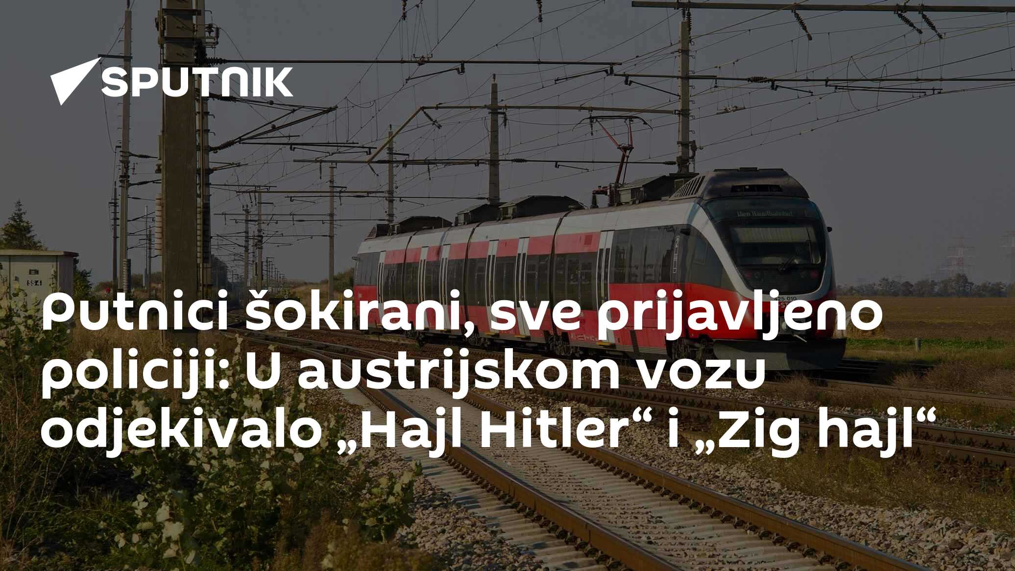 Putnici šokirani, sve prijavljeno policiji: U austrijskom vozu ...