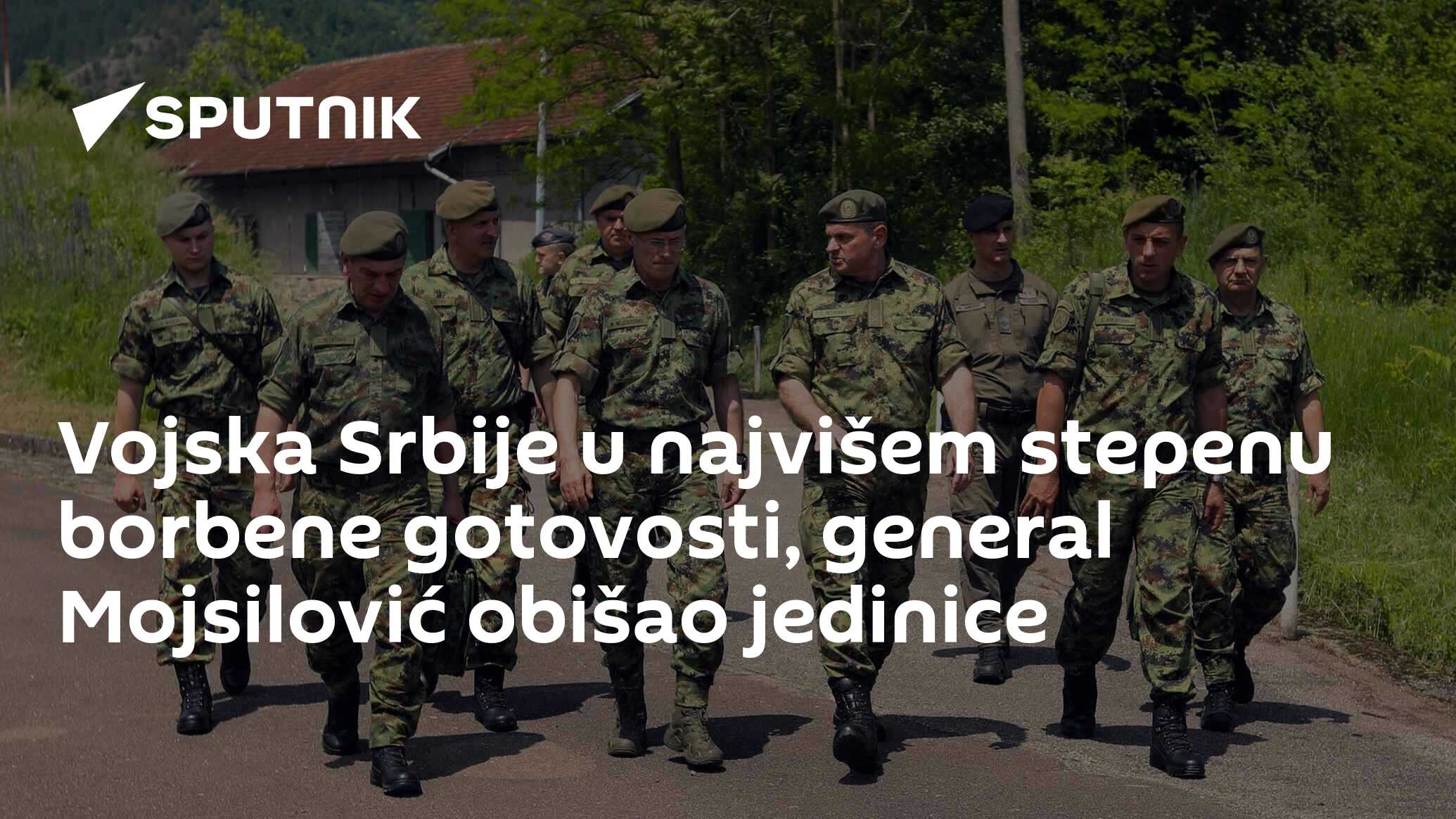 Vojska Srbije u najvišem stepenu borbene gotovosti, general Mojsilović obišao jedinice - 30.05. ...