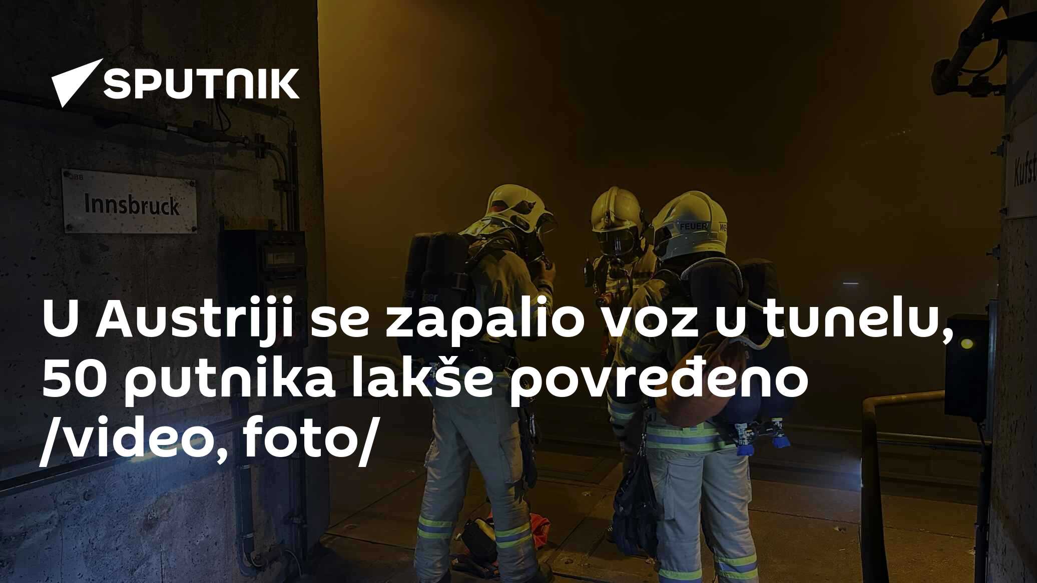 U Austriji se zapalio voz u tunelu, 50 putnika lakše povređeno /video, foto/ - 08.06.2023 ...