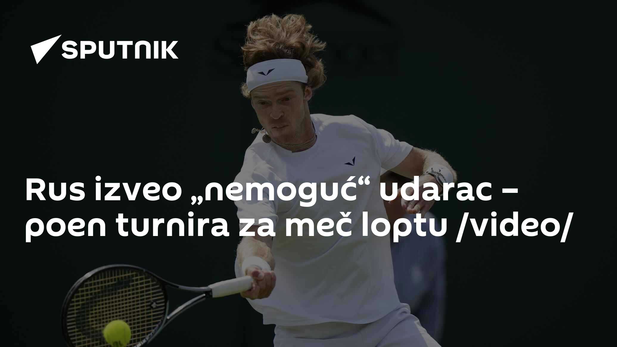 Andrej Rubljov - neverovatan udarac i poen