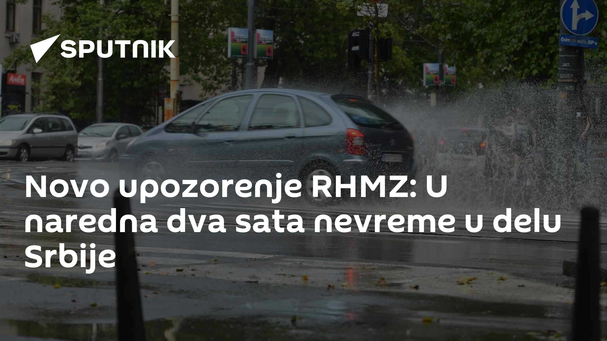 Novo upozorenje RHMZ: U naredna dva sata nevreme u delu Srbije - 26.07. ...