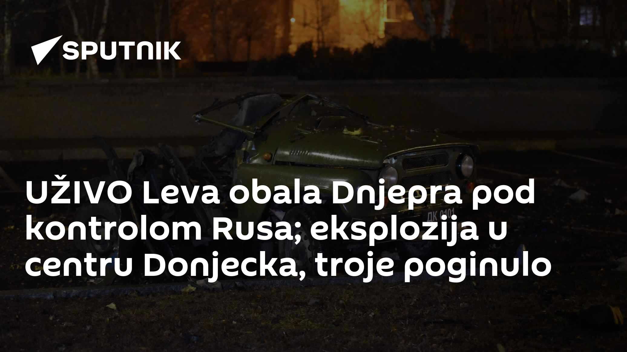 UŽIVO Leva obala Dnjepra pod kontrolom Rusa; eksplozija u centru ...