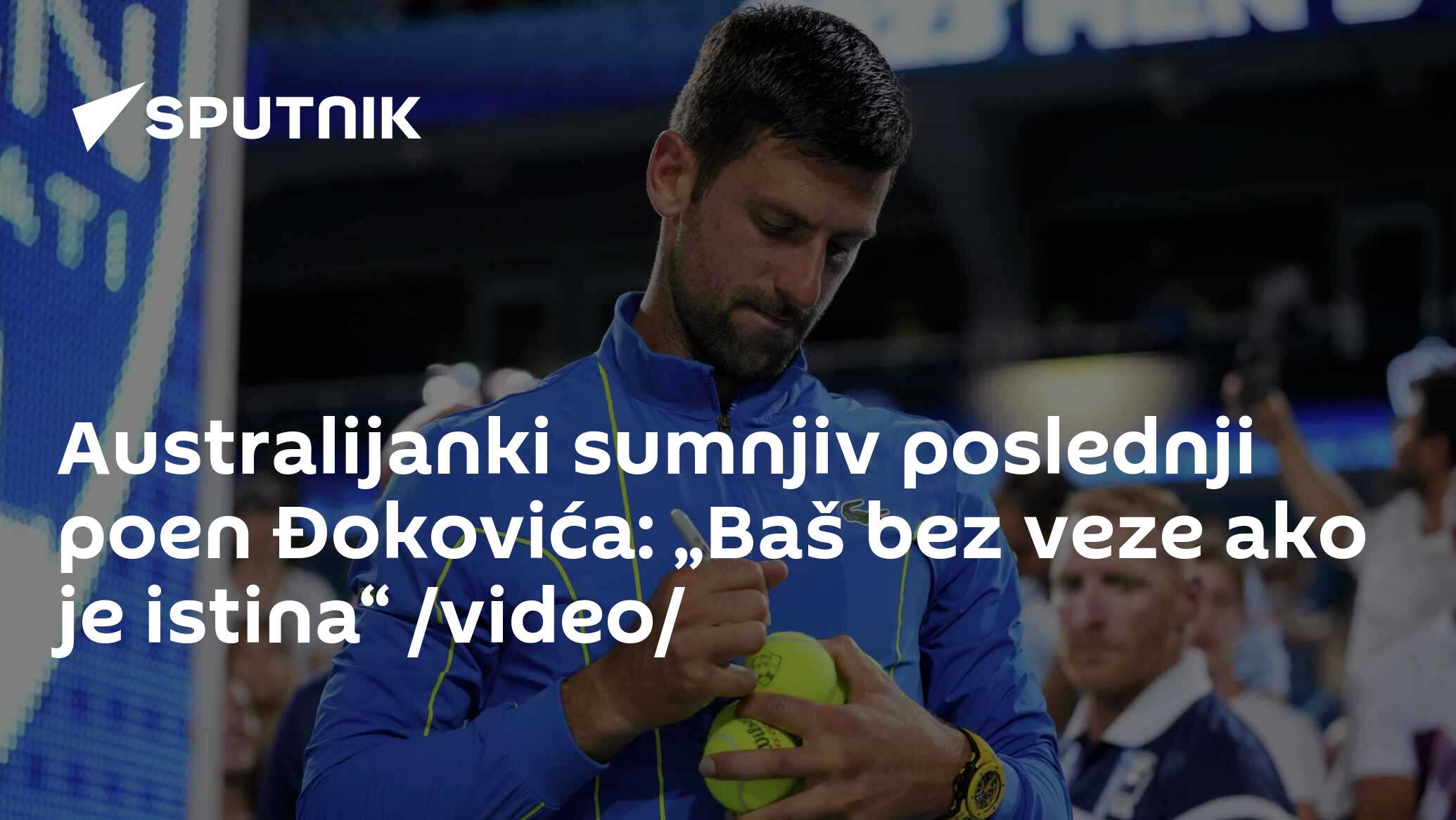 Rene Stabs sumnja u poslednji poen koji je osvojio Novak Đoković