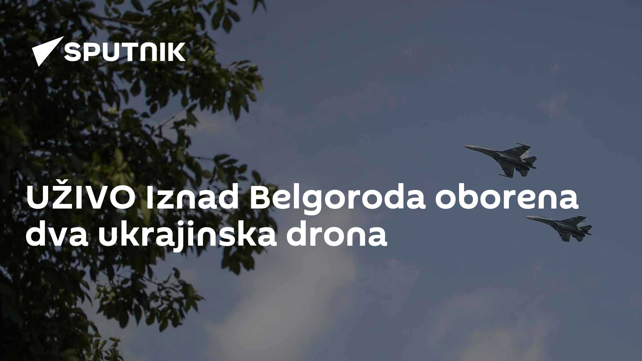 UŽIVO Iznad Belgoroda oborena dva ukrajinska drona - 19.10.2023 ...