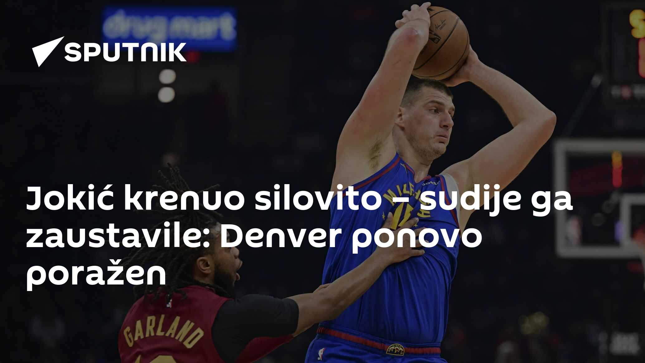 Nikola Jokić i Denver izgubili od Klivlenda