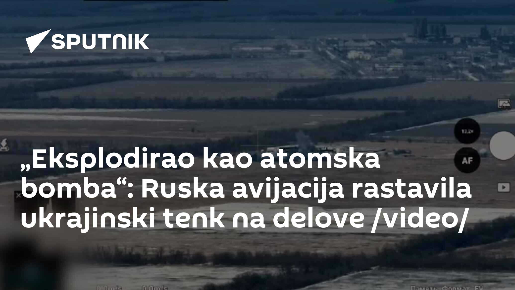 „Eksplodirao kao atomska bomba“: Ruska avijacija rastavila ukrajinski tenk na delove /video ...