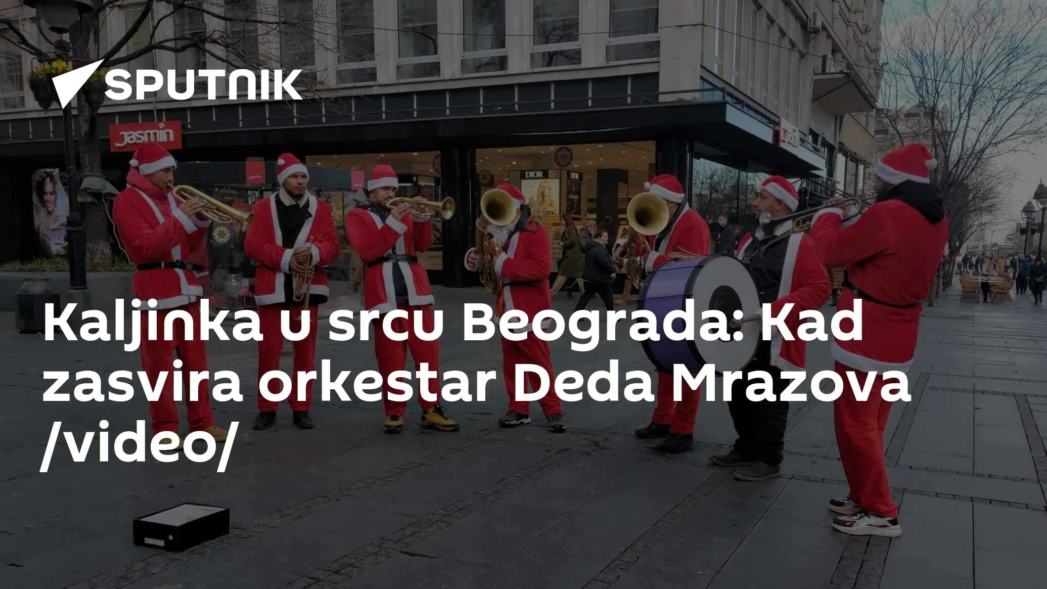 Kaljinka u srcu Beograda: Kad zasvira orkestar Deda Mrazova /video ...
