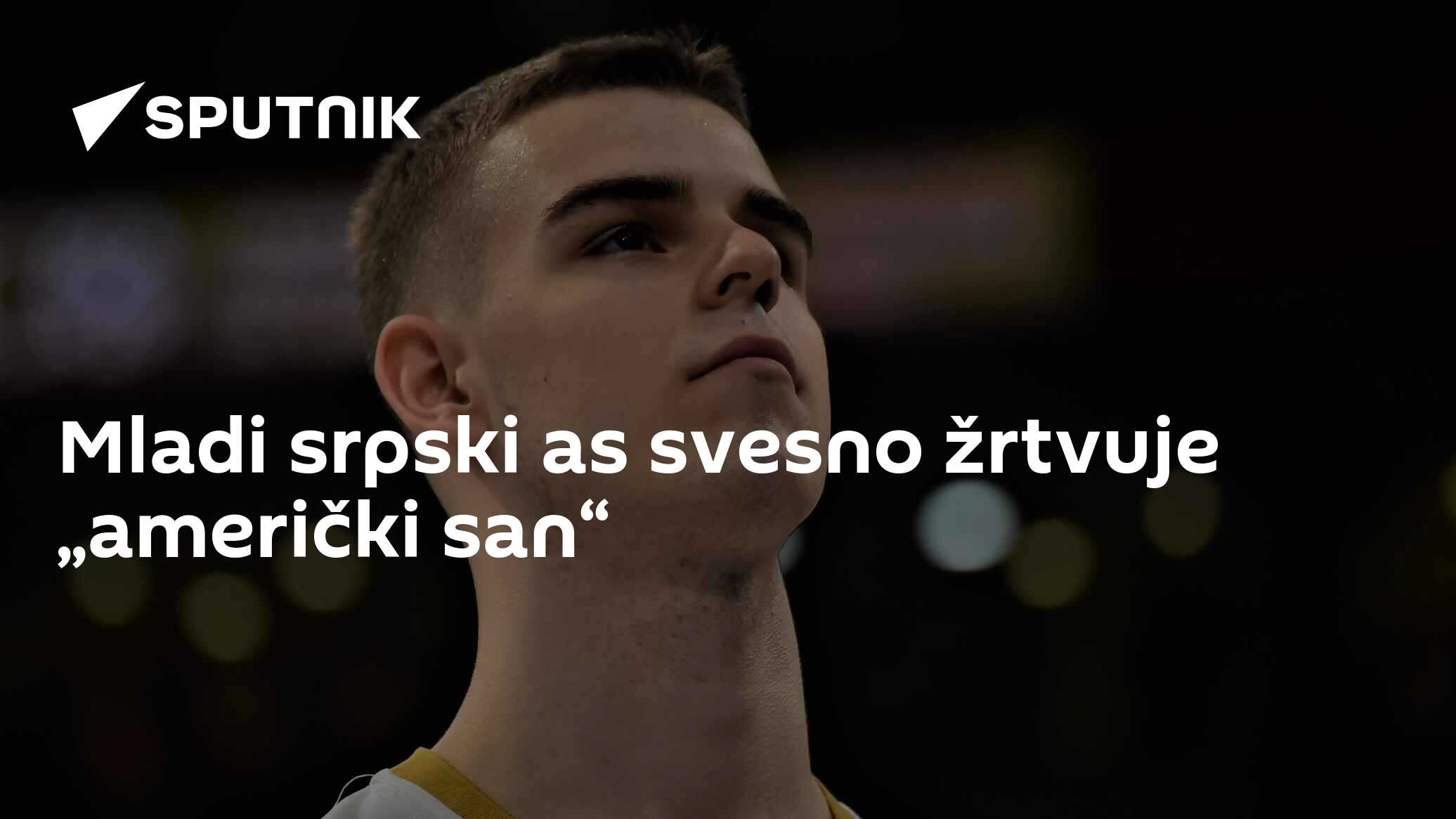 Nikola Topić: Crvena zvezda više nego NBA draft
