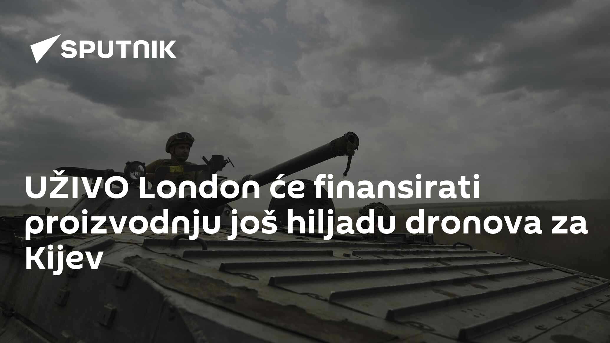 UŽIVO London će finansirati proizvodnju još hiljadu dronova za Kijev - 12.01.2024, Sputnik Srbija