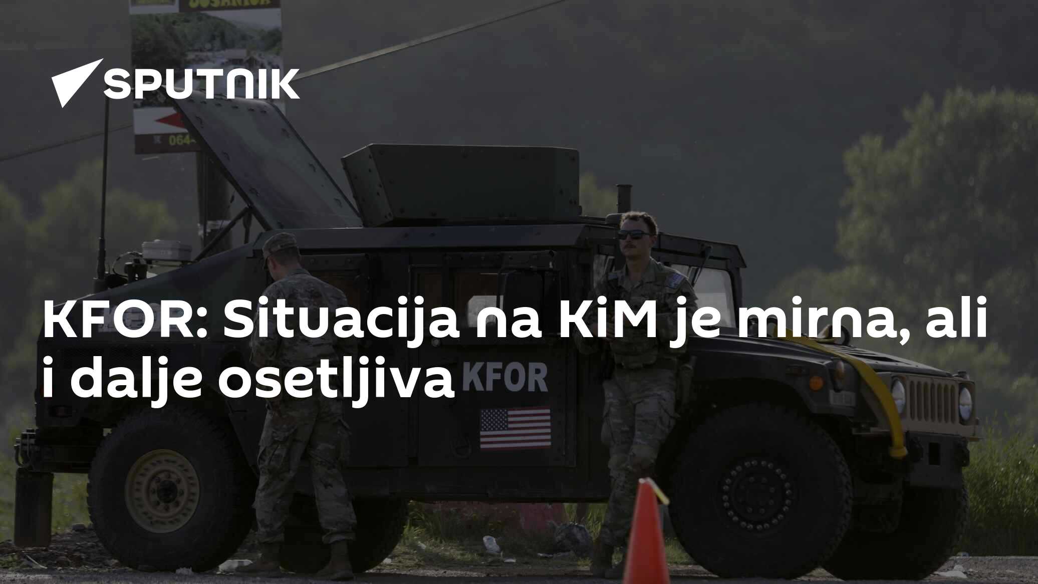 KFOR: Situacija na KiM je mirna, ali i dalje osetljiva - 12.01.2024, Sputnik Srbija