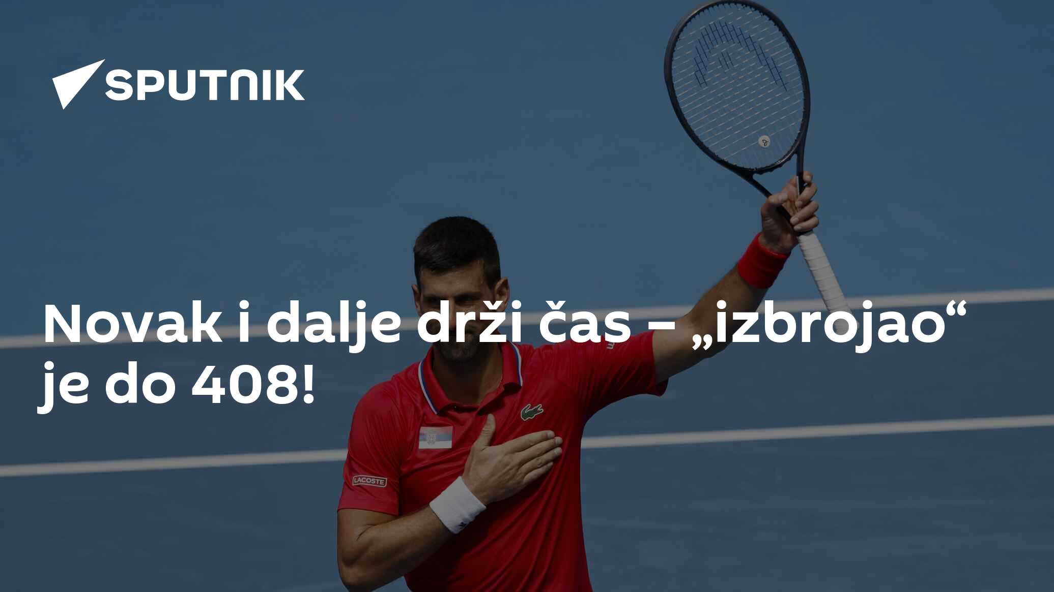 ATP lista: Novak Đoković započeo 408. nedelju na vrhu