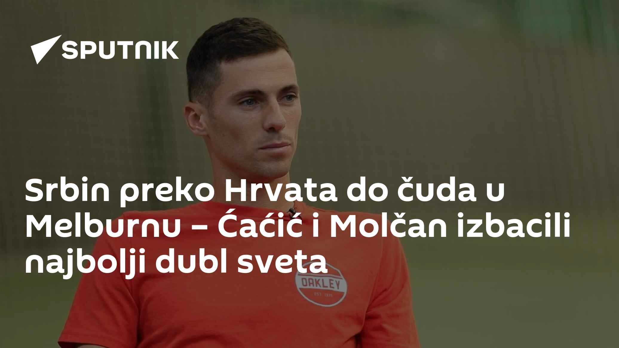 Nikola Ćaćić se u dublu sa Denisom plasirao u osminu finala Australija ...