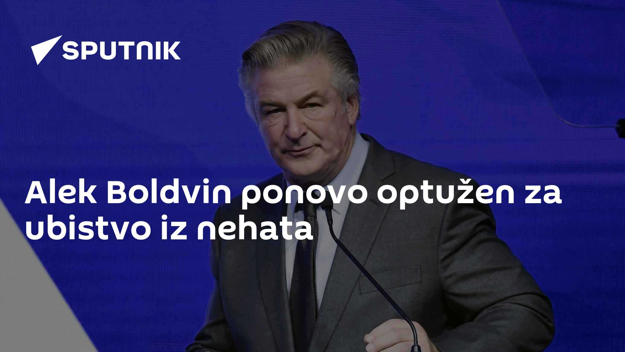 Alek Boldvin ponovo optužen za ubistvo iz nehata - 19.01.2024, Sputnik ...