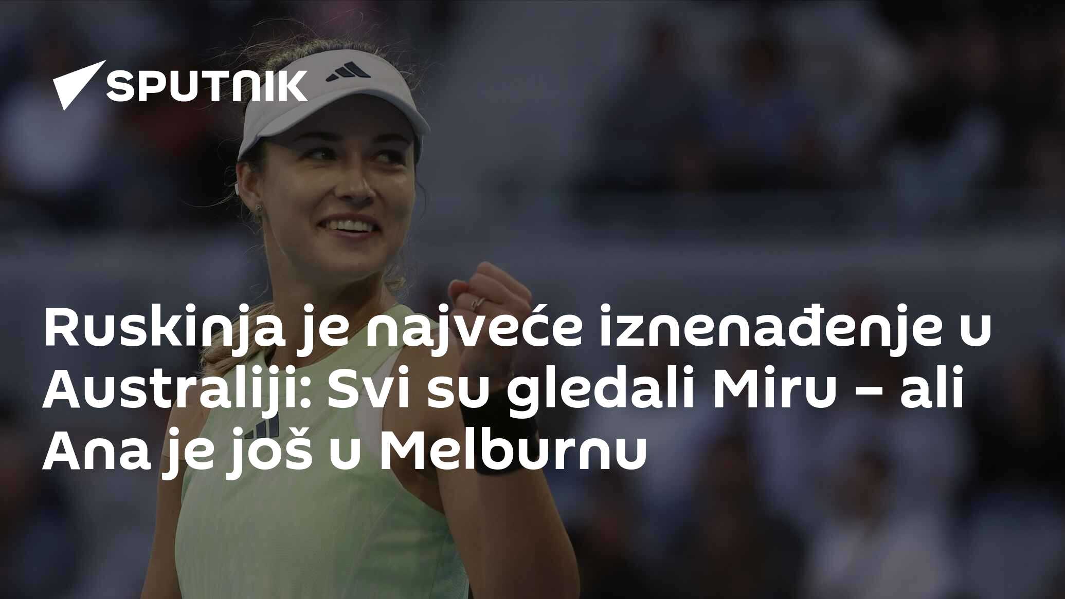 Ruska teniseka Ana Kalinska u četvrtfinalu Australijan opena