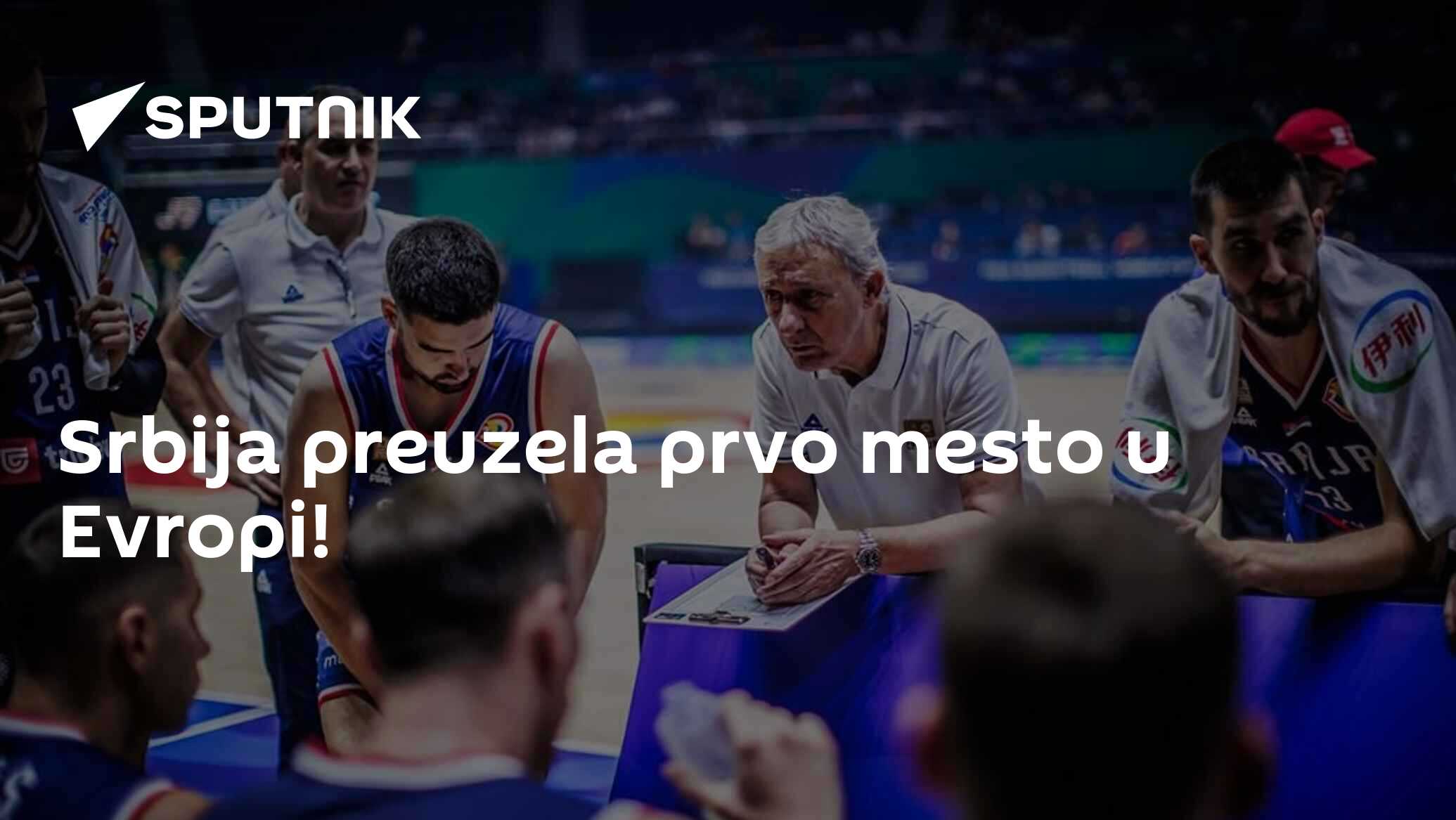 FIBA: Srbija preuzela prvo mesto u Evropi!
