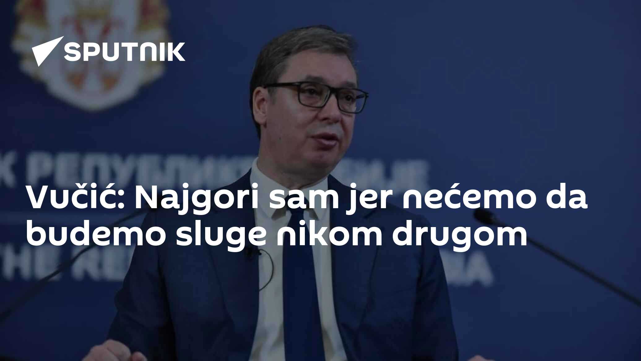 Vučić: Najgori sam jer nećemo da budemo sluge nikom drugom - 04.03.2024 ...