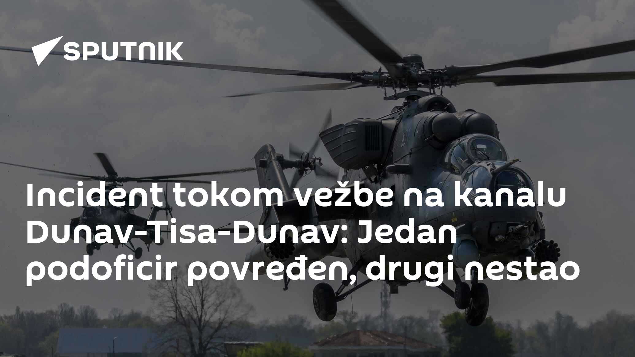 Incident tokom vežbe na kanalu Dunav-Tisa-Dunav: Jedan podoficir ...