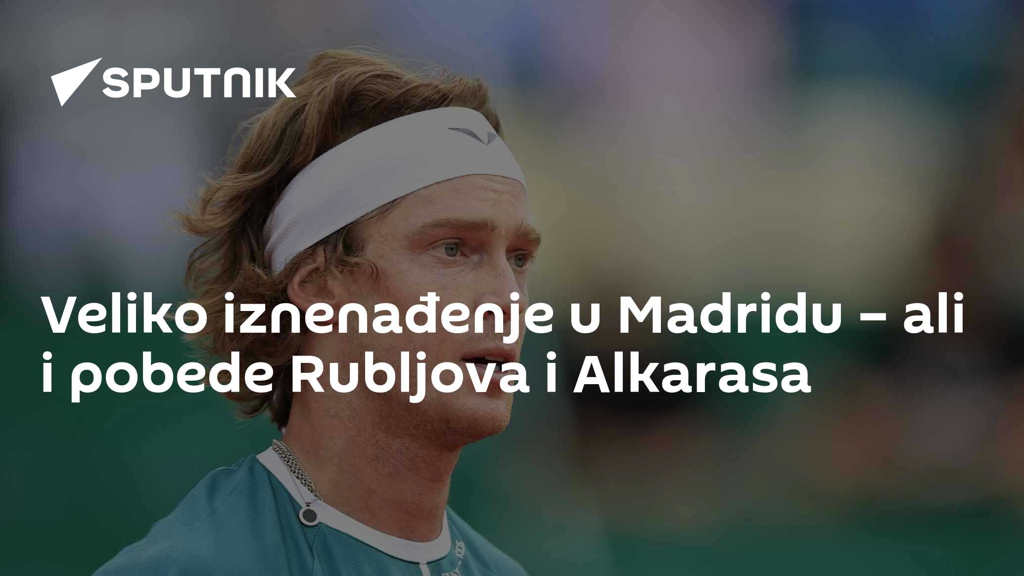 Andrej Rubljov u osmini finala, Holge Rune poražen u Madridu