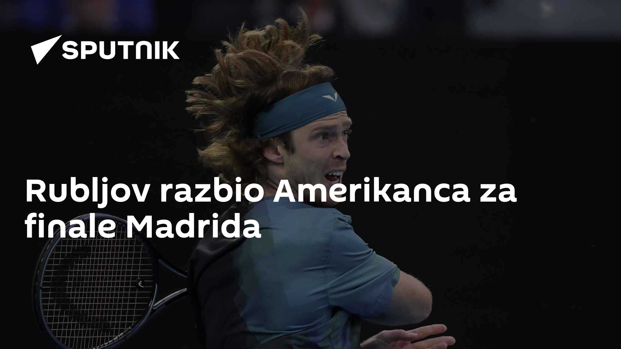 Andrej Rubljov - Tejlor Fric, Madrid, izveštaj