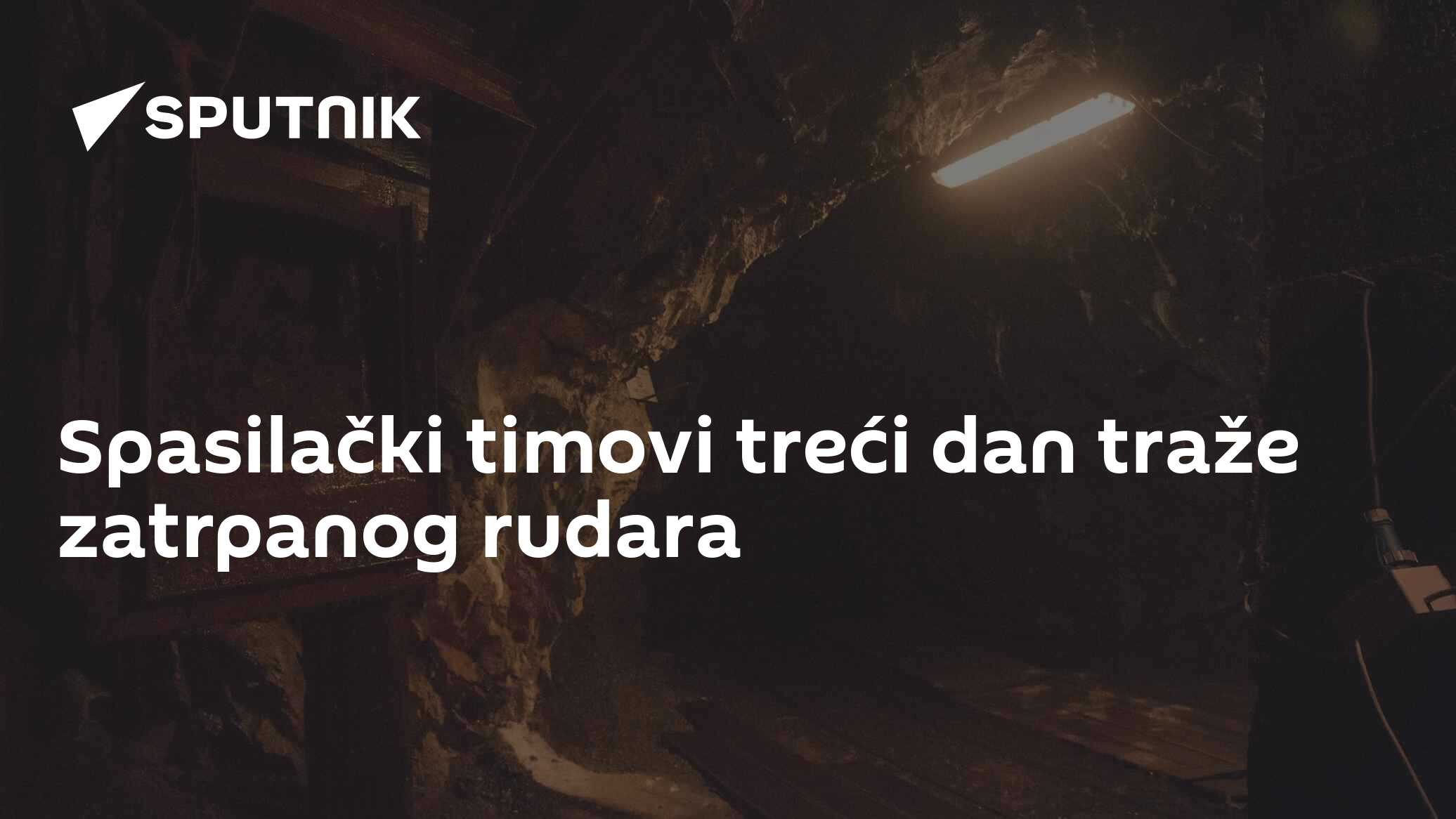 Spasilački timovi treći dan traže zatrpanog rudara - 05.05.2024 ...