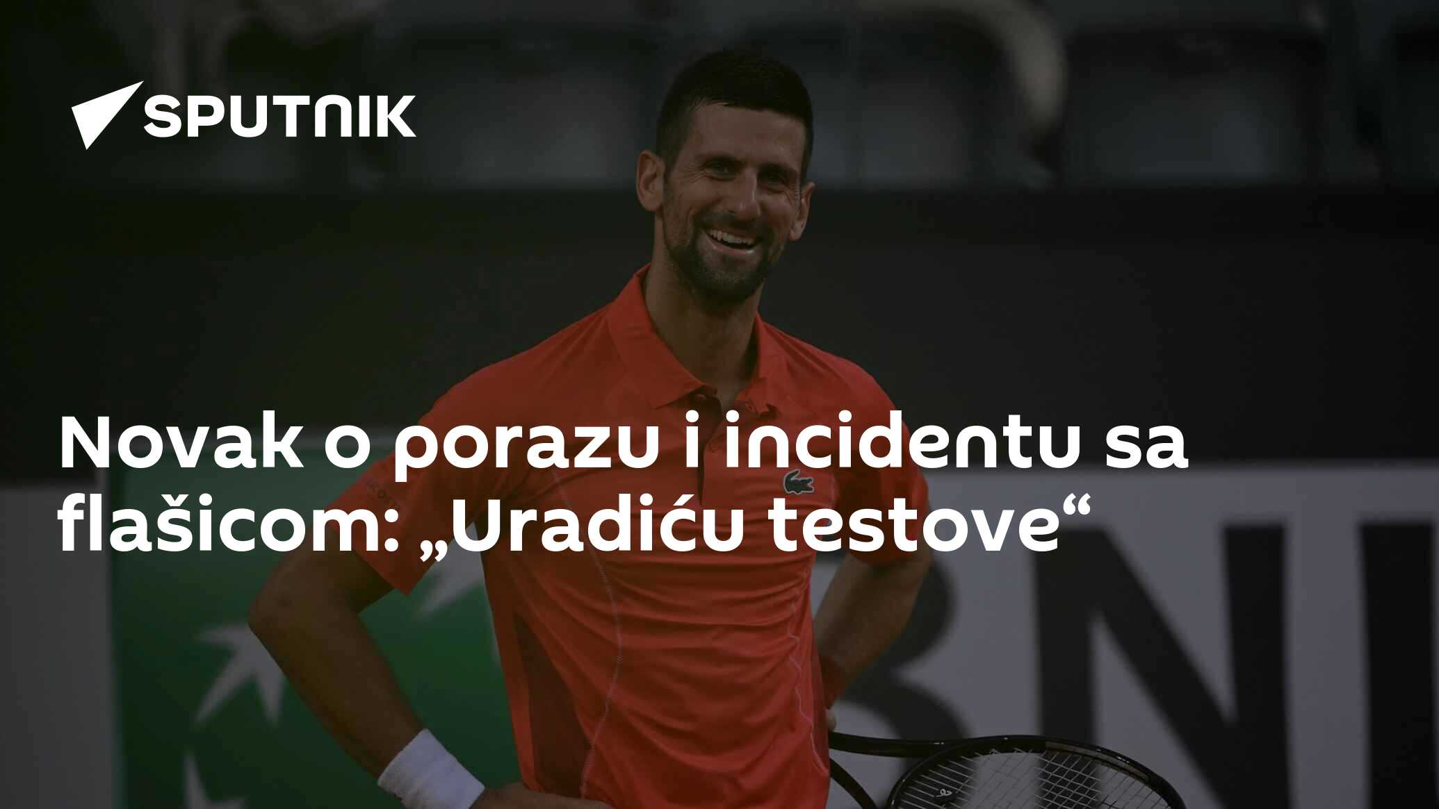 Novak Đoković posle eliminacije u Rimu: Ne znam, uradiću testove