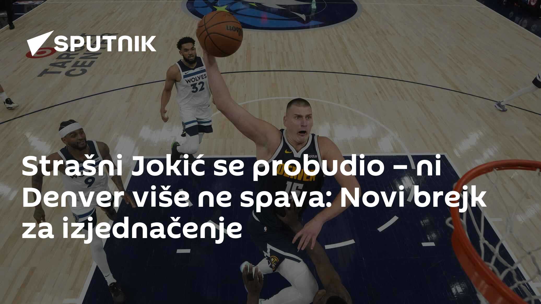 Nikola Jokić i Denver napravili brejk i izjednačili na 2:2 protiv Minesote
