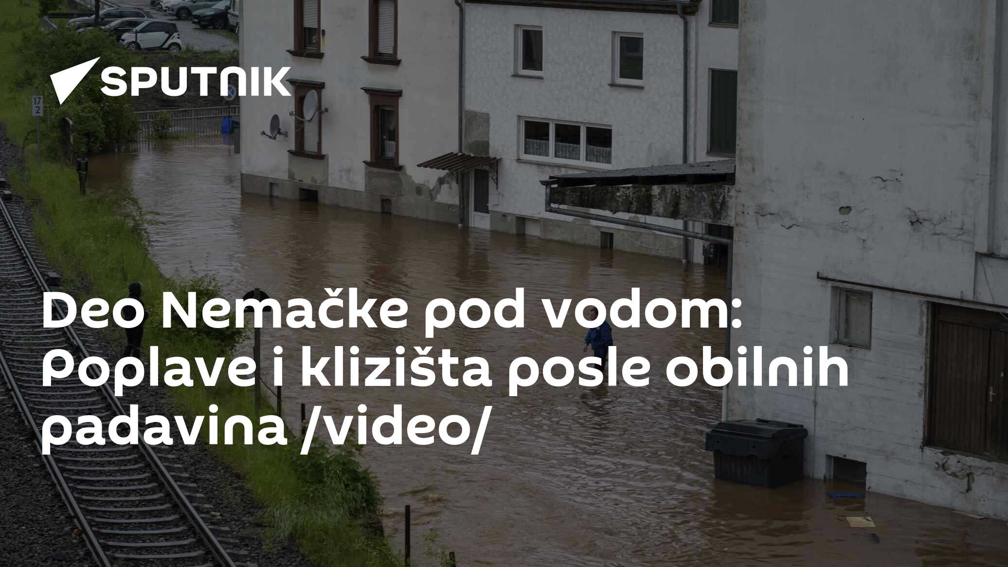 Deo Nemačke pod vodom: Poplave i klizišta posle obilnih padavina /video ...