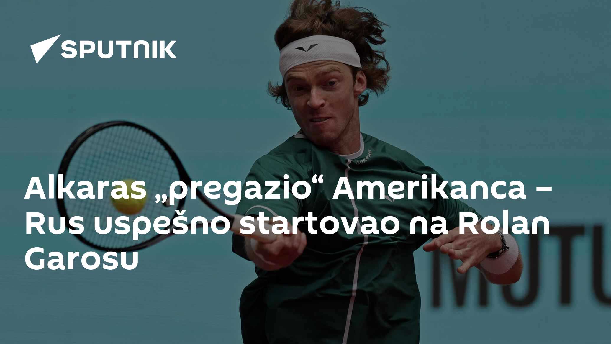 Andrej Rubljov uspešno startovao na Rolan Garosu