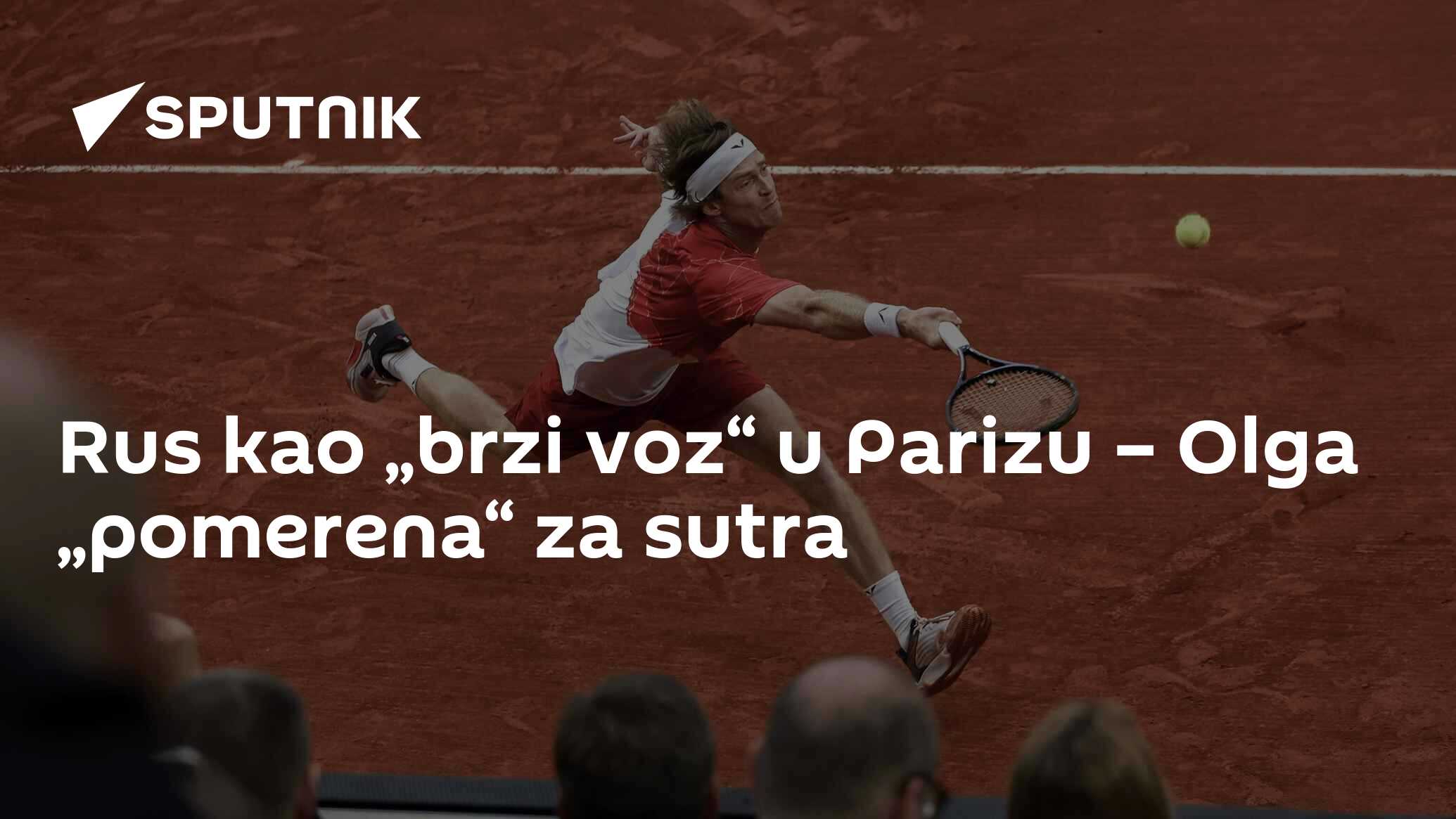Andrej Rubljov pobedio Španca Pedra Martineza, Olga Danilović pomerena ...